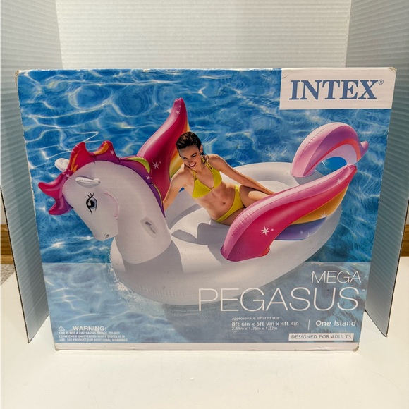 Other | Intex Inflatable Mega Pegasus Island Float New | Poshmark